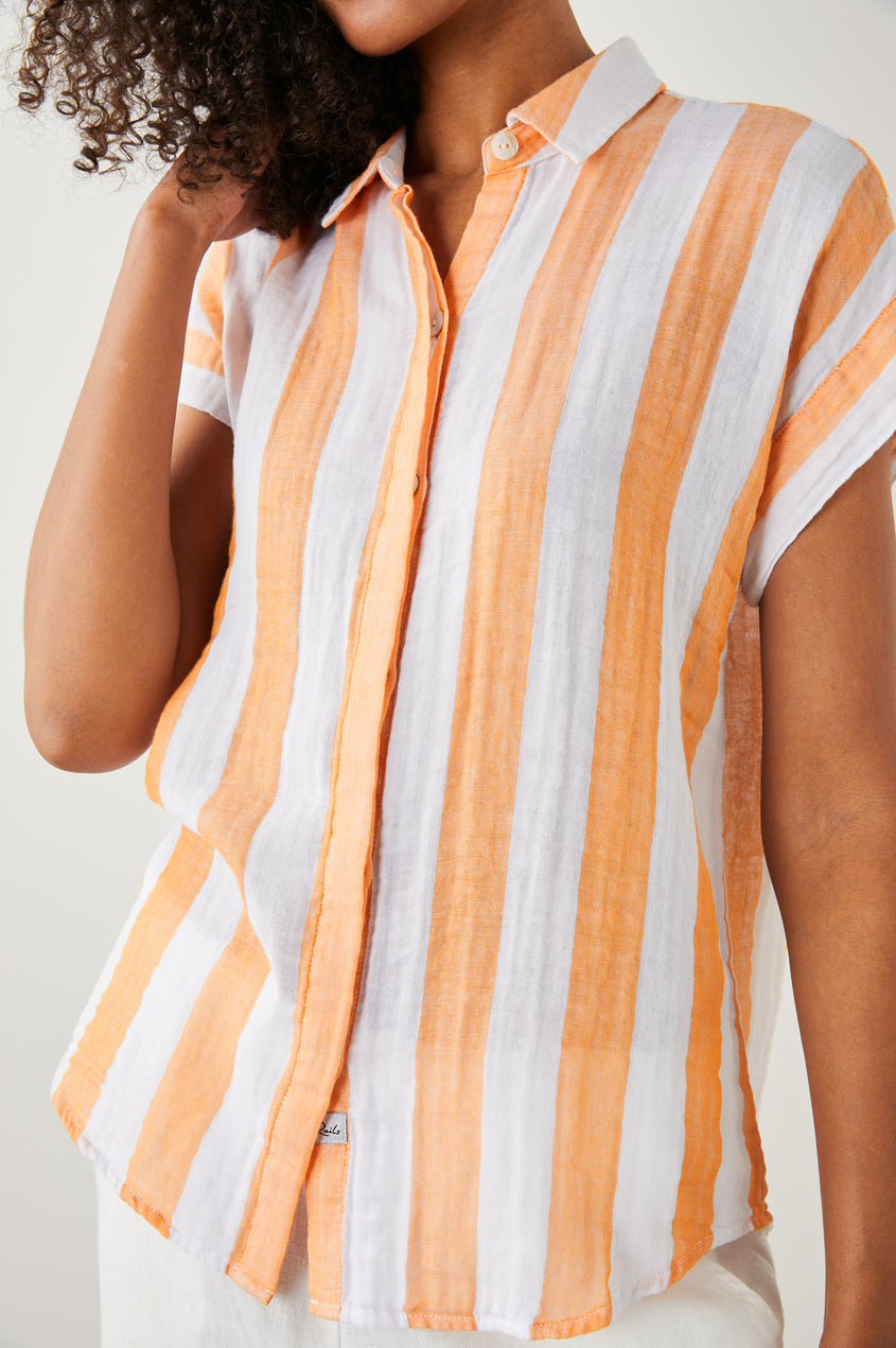 JAMIE SHIRT - STRIPE PALMS – Rails