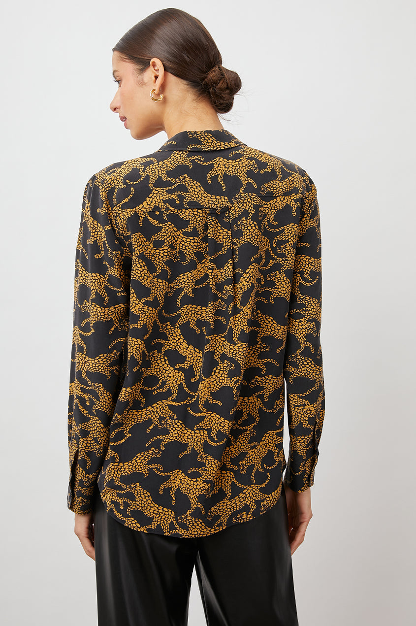 KATE SHIRT - OLIVE STARGAZE – Rails